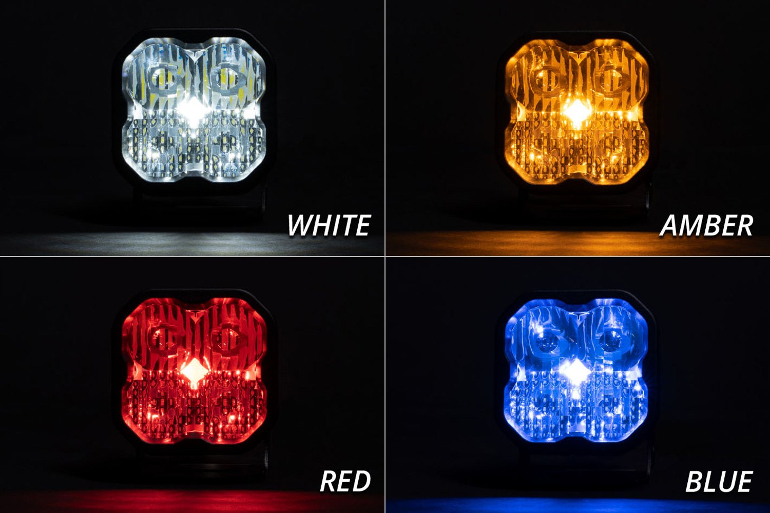 Diode Dynamics® DD6878P - Stage Pro Series Standard 3" 2x36W Square ...