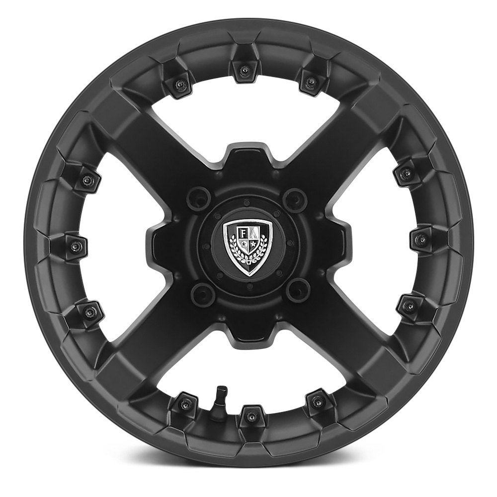 Fairway Alloys ATV/UTV Wheels® FA-138-M - BATTLE ATV/UTV Matte Black ...