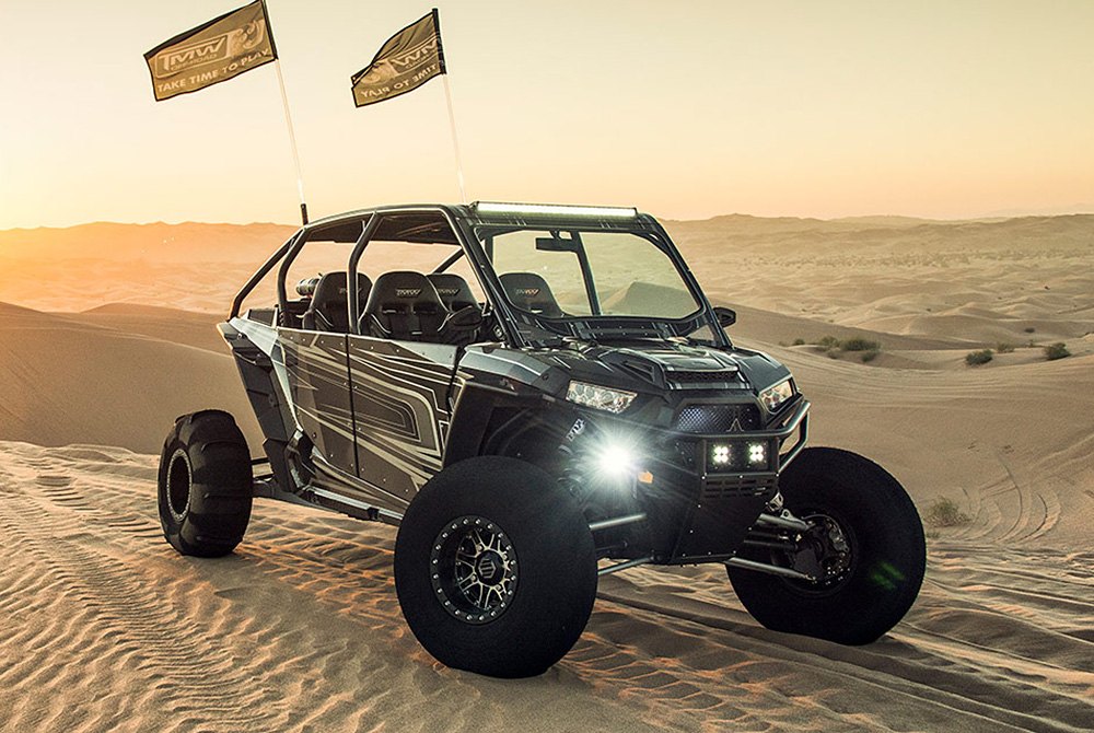 HiPer® - Desert Rat ATV/UTV Single Beadlock Ring Black Wheel ...