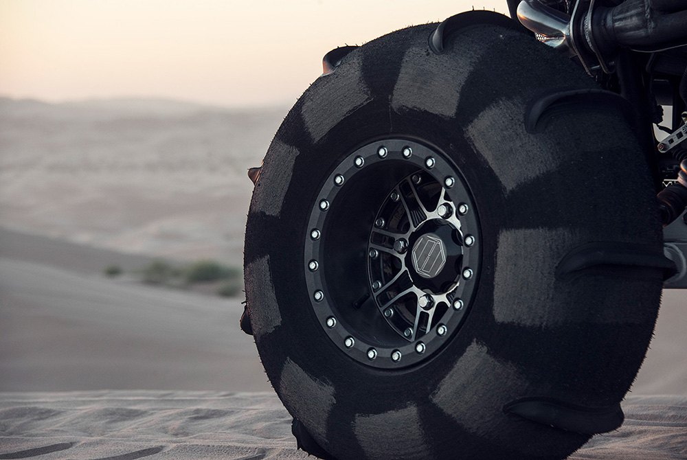 HiPer® - Desert Rat ATV/UTV Single Beadlock Ring Black Wheel ...