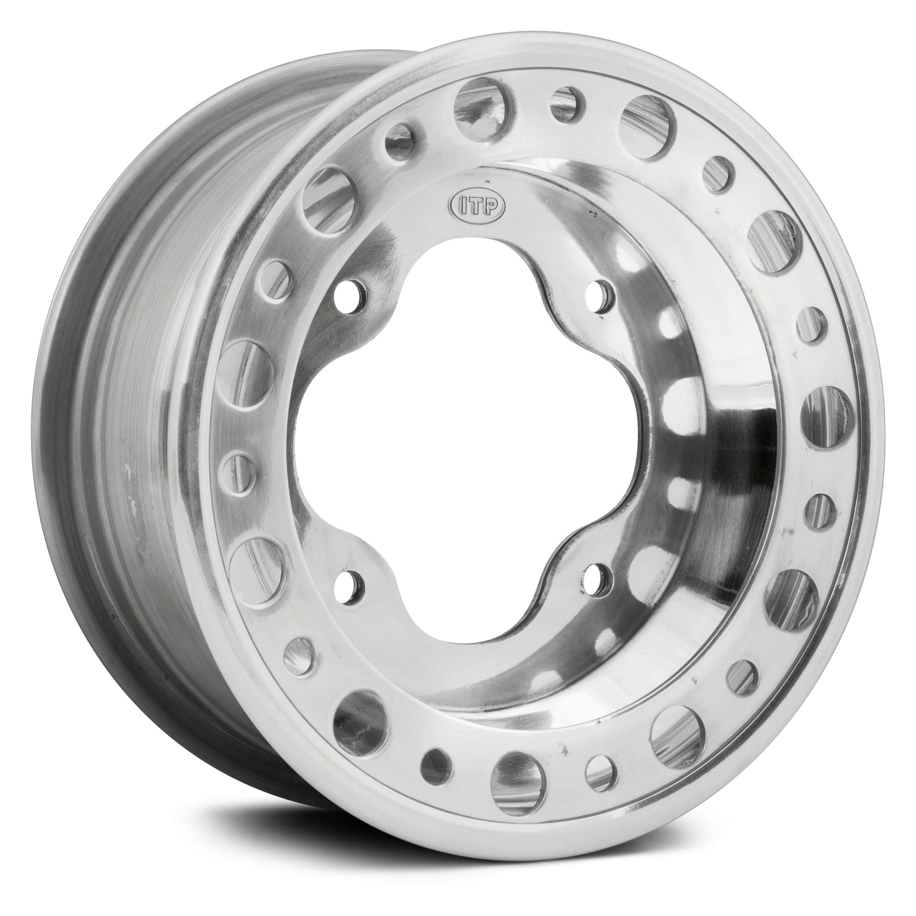 ITP® 1028609403 - A-6 Pro Baja Front ATV/UTV Polished Wheel ...