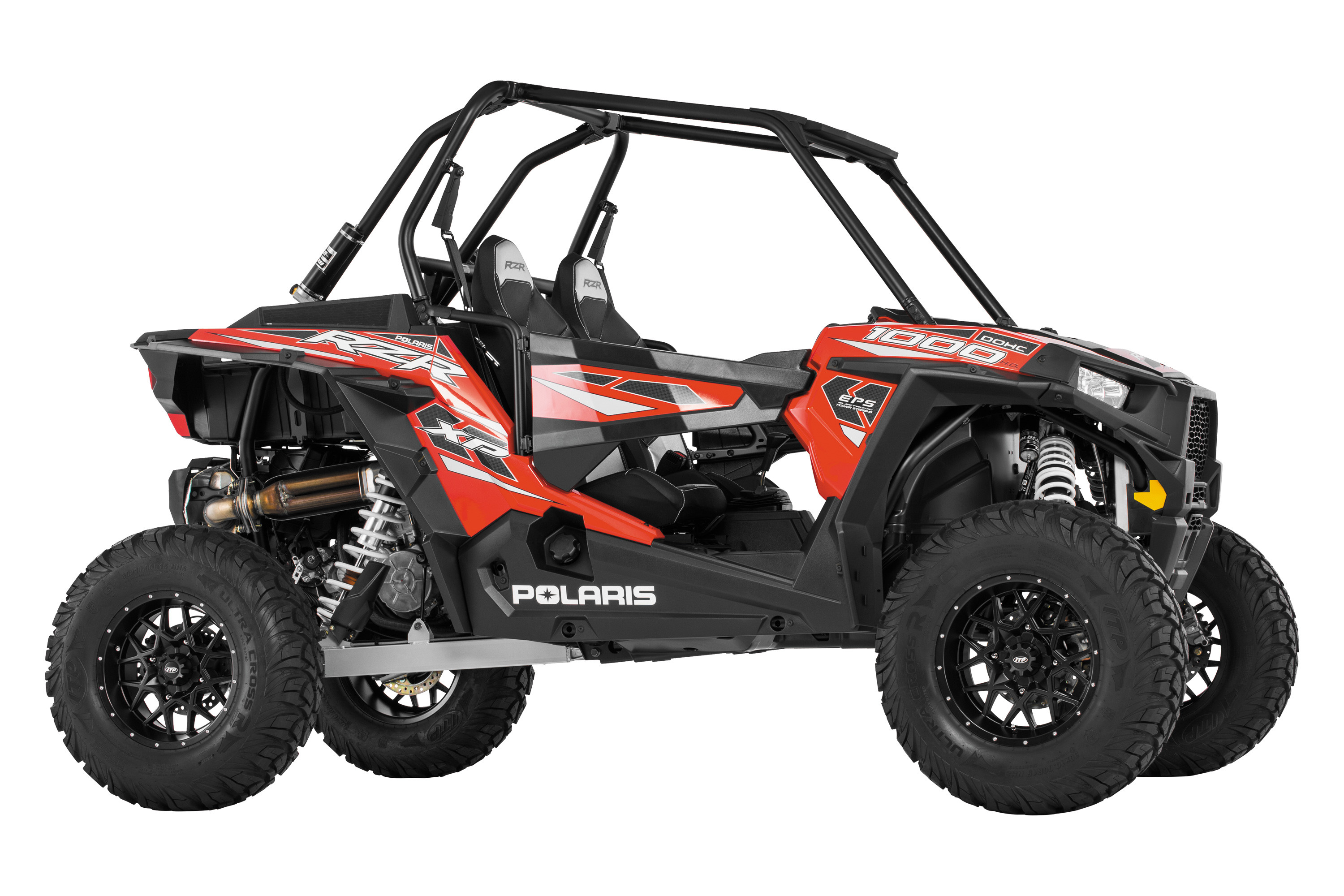 ITP® 1228632536B - Hurricane Rear ATV/UTV Matte Black Alloy Aluminum ...