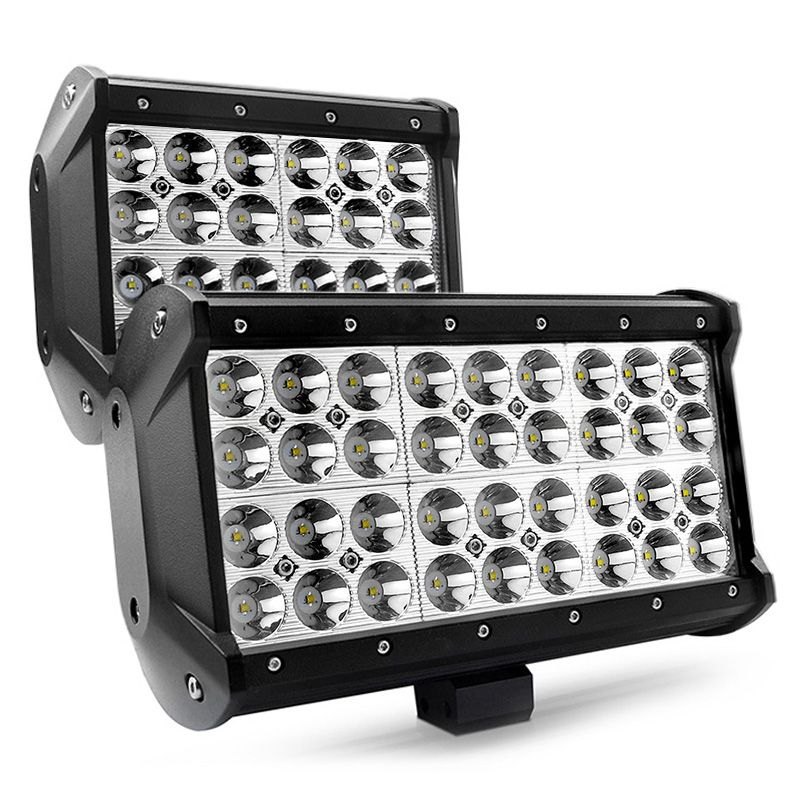 Lumen® - 6.5" Quad Row Spot Beam LED Light Bar - POWERSPORTSiD.com