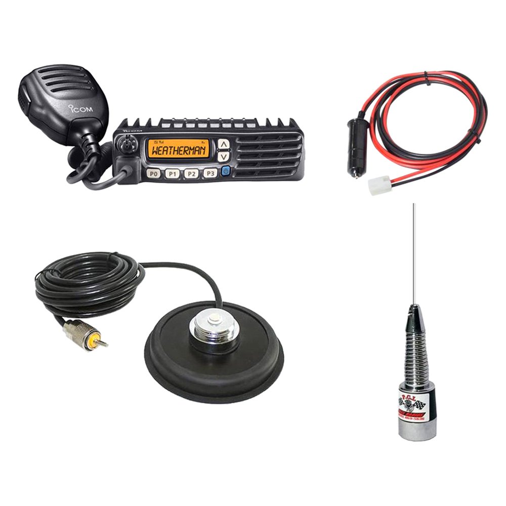 PCI Race Radios® 2350 - Race Icom F5021 Mobile Radio with Hole Mount ...