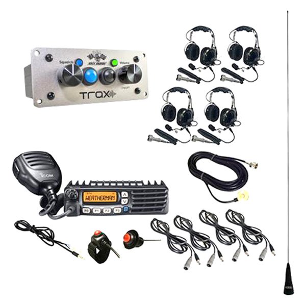 PCI Race Radios® 2580 - Trax Ultimate Radio Packag with 4 Headset ...