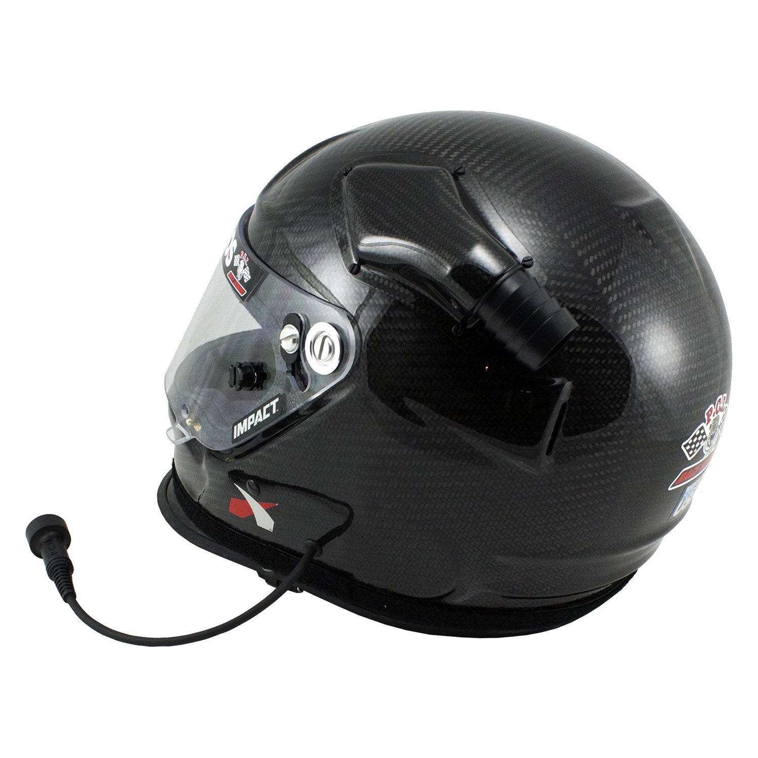 PCI Race Radios® - Impact Carbon AirDraft 2020 Forced Air Helmet ...
