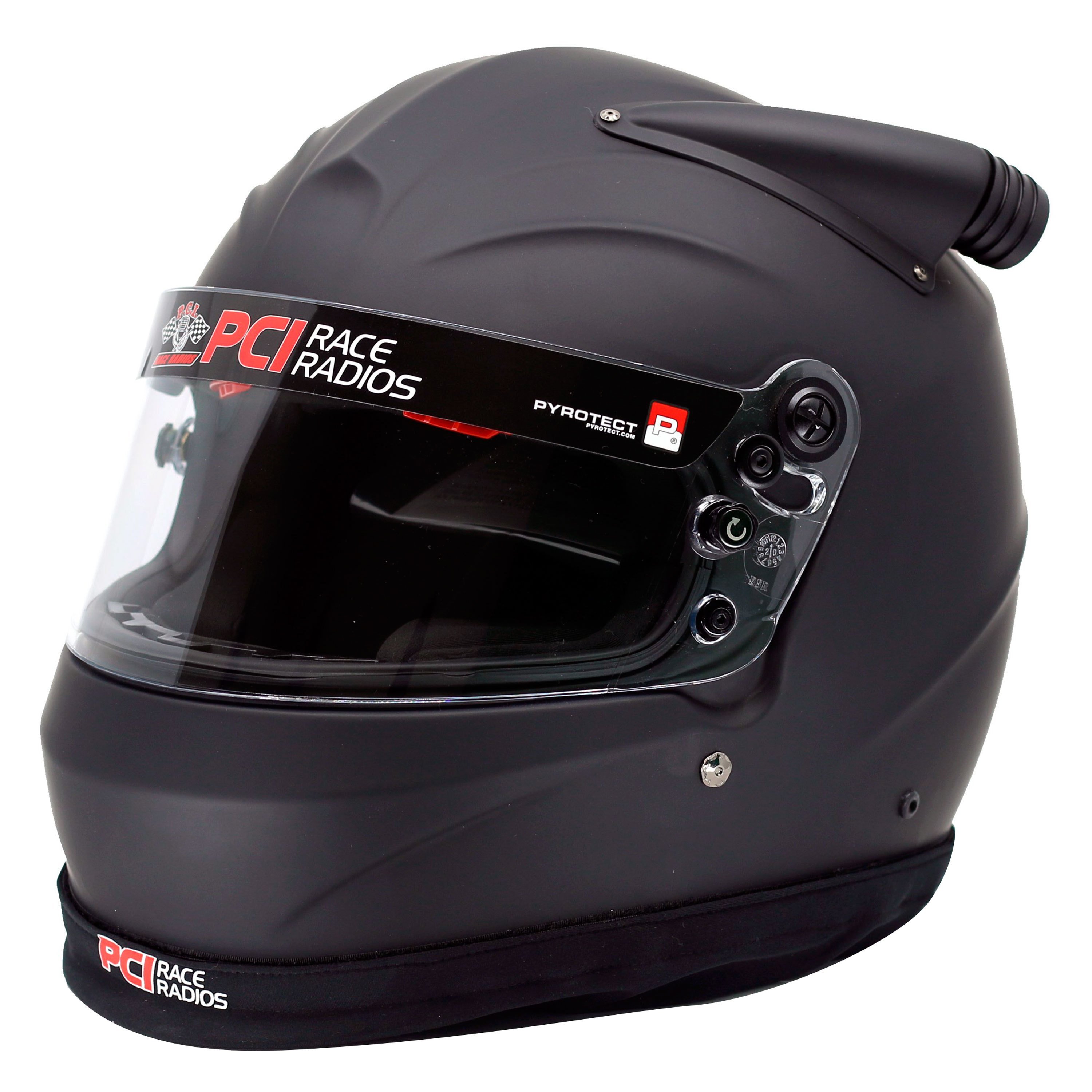 PCI Race Radios® - Pyrotect Sportmax MidAir Raw Forced Air Helmet ...