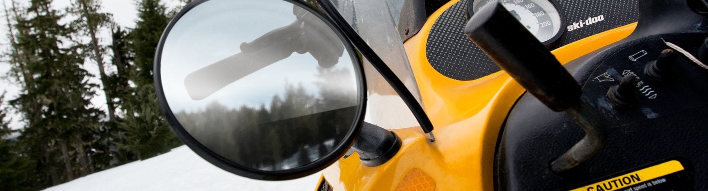 Snowmobile Mirrors - Glove, Windshield, Rear & Side View | POWERSPORTSiD