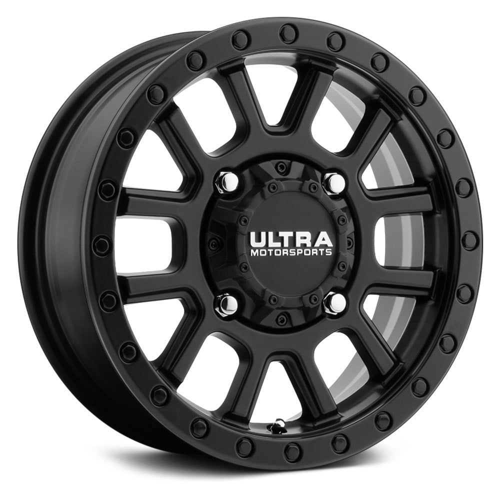 Ultra Motorsports Wheels® 107-5657SB+32 - 107SB UTV Street Satin Black ...